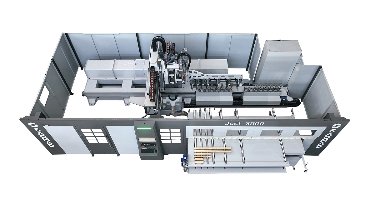 CNC machining centre Woodpecker Just 3500 - Saomad